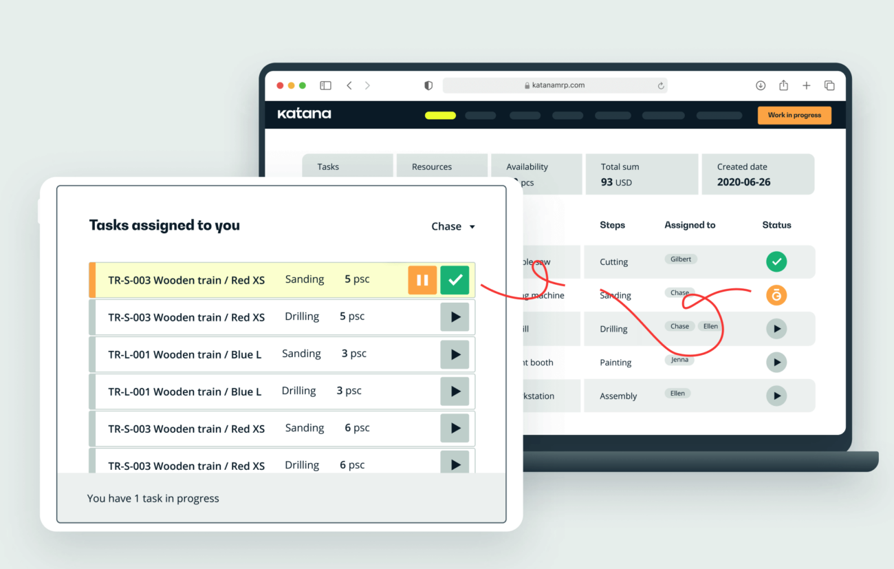 Manufacturer Serial Number (MSN) for Traceability — Katana