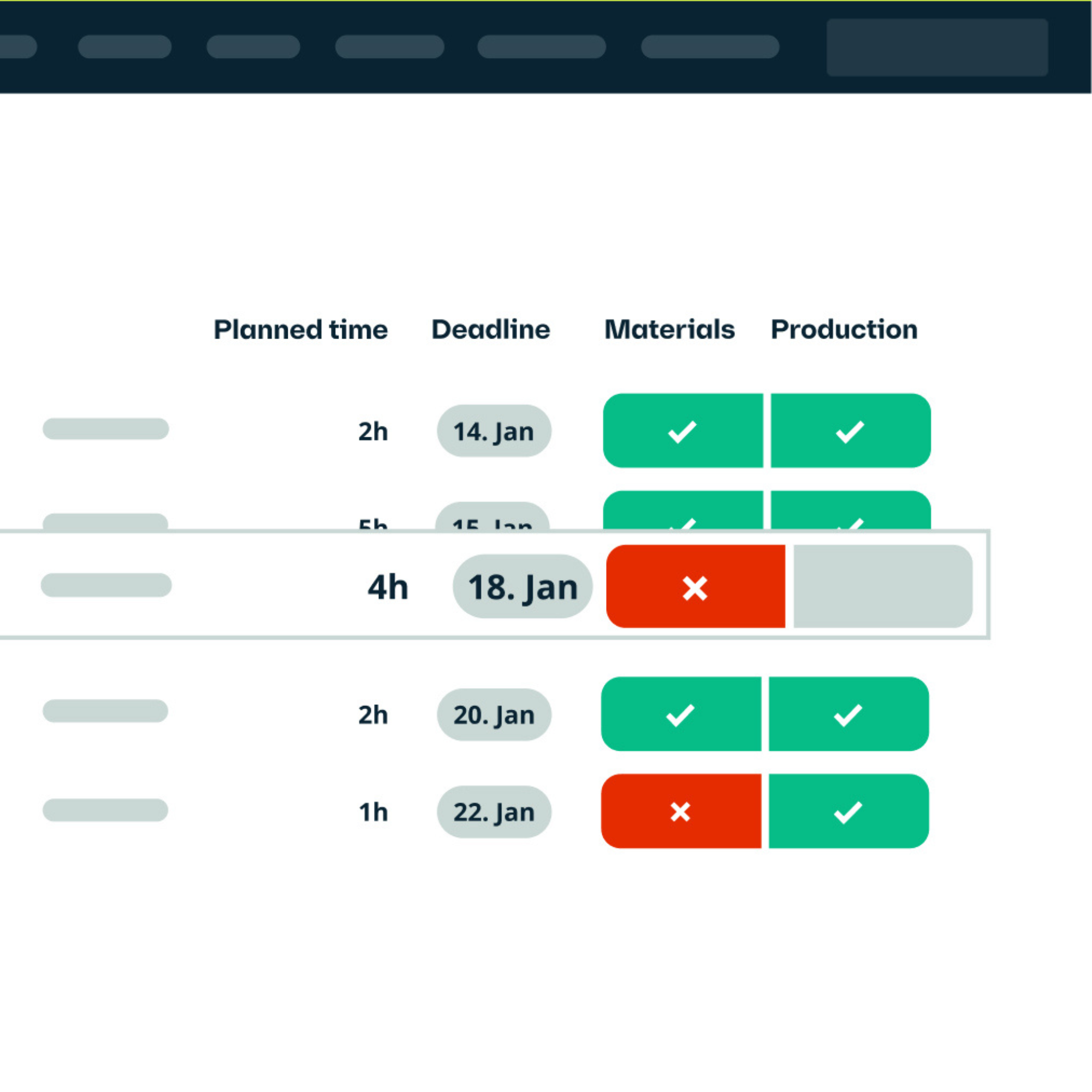 Material Tracking Software for Manufacturing — Katana