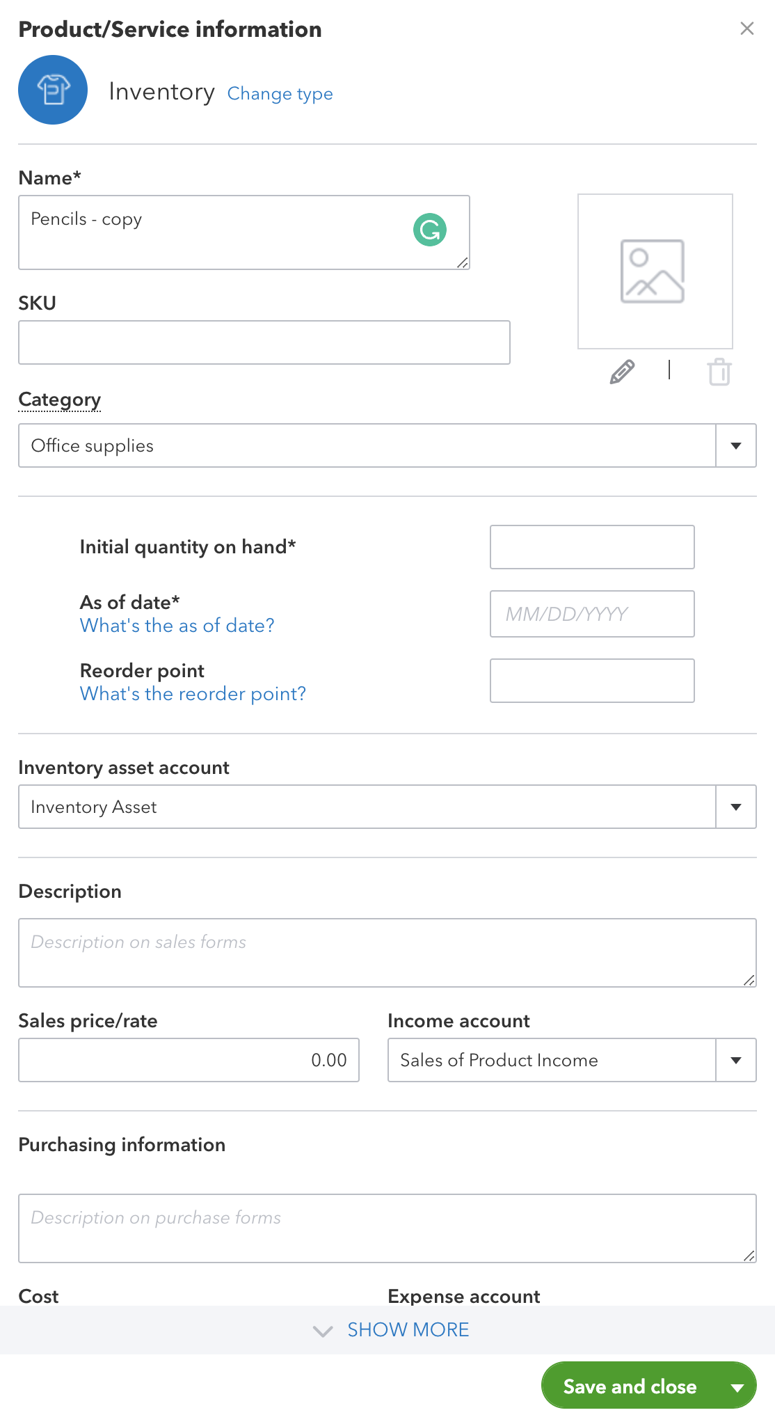QuickBooks Non-Inventory Items: the What and How — Katana