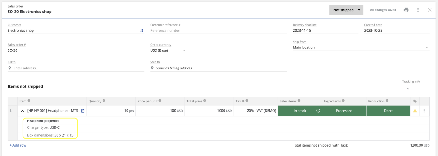 Add Extra Info To Your Products And Materials Via Custom Fields — Katana