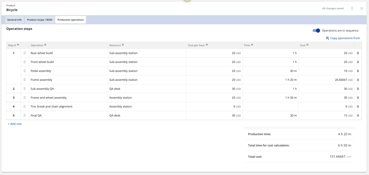 Route manufacturing tasks in parallel or consecutively — Katana