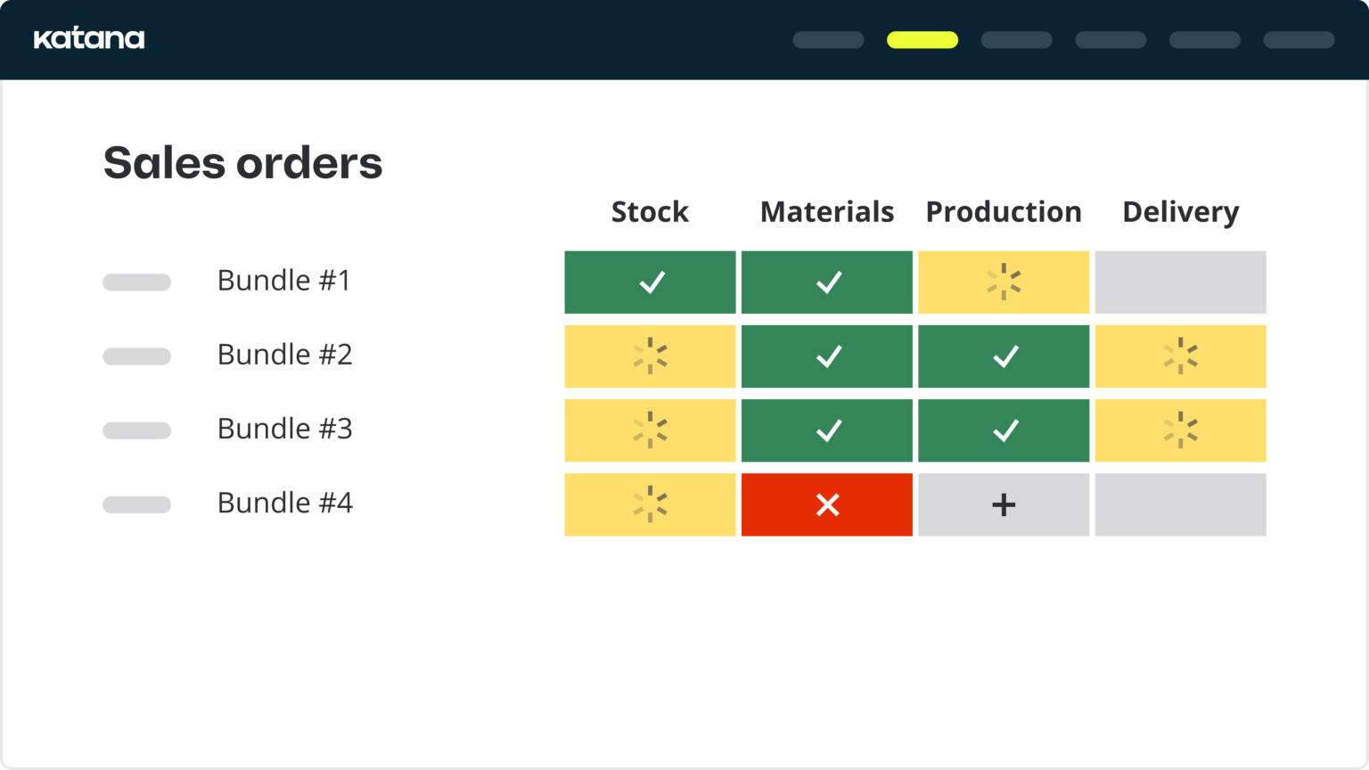 Feature List — Katana